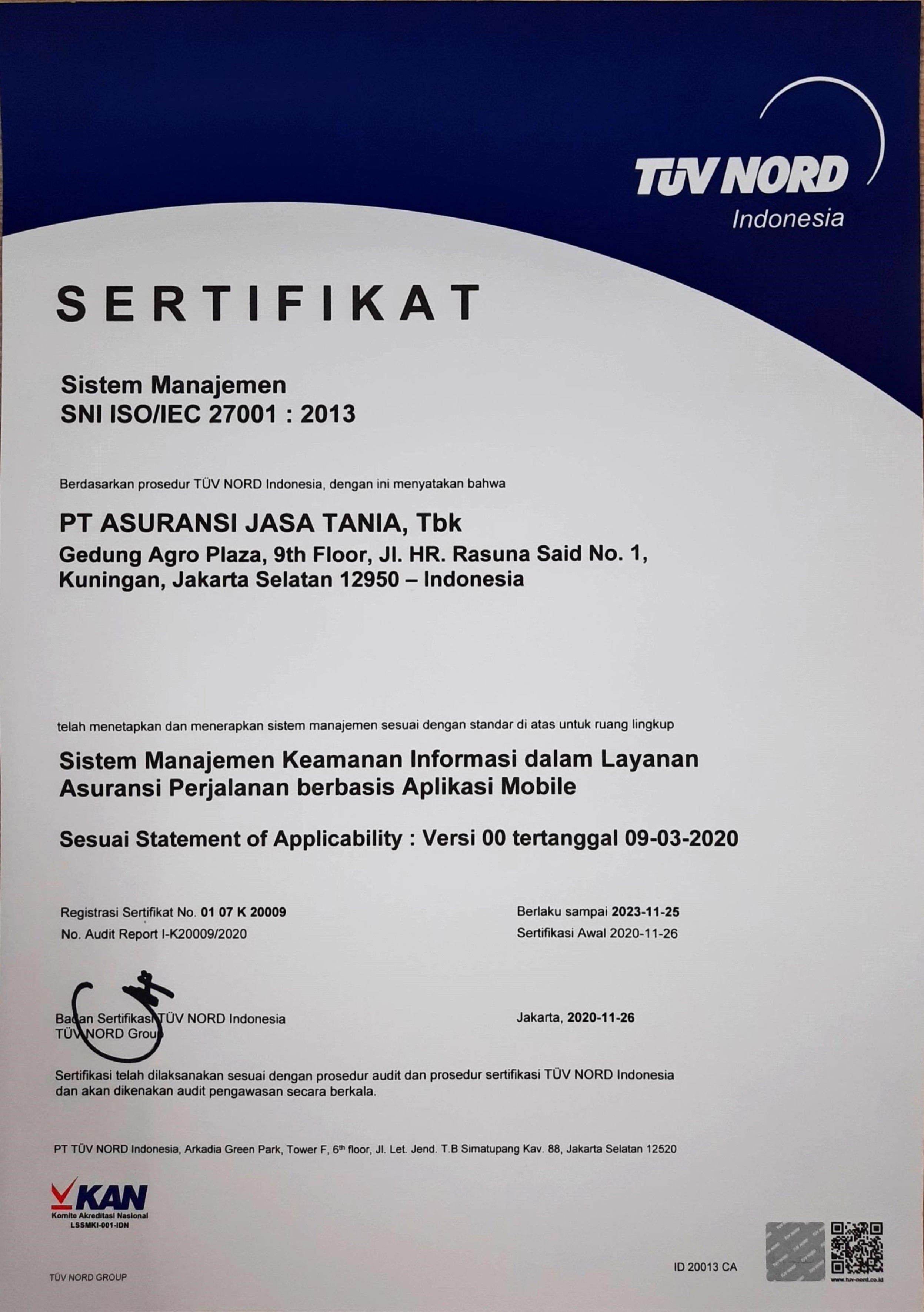 Penghargaan Perseroan